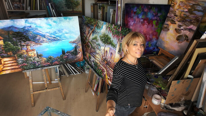 Viktoria Lapteva: contemporary Ukrainian Painter - SINGULART