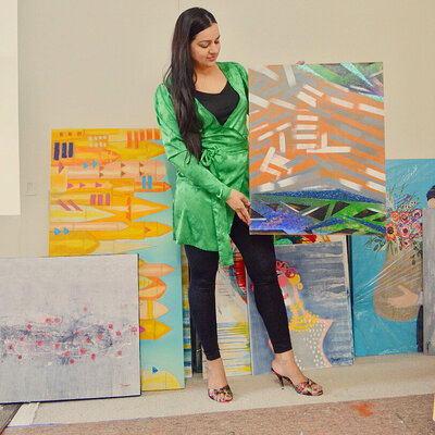 Poonam Choudhary: contemporary American Painter - SINGULART
