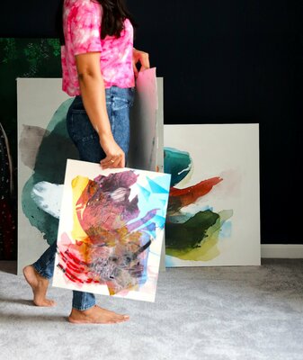 Poonam Choudhary: contemporary American Painter - SINGULART