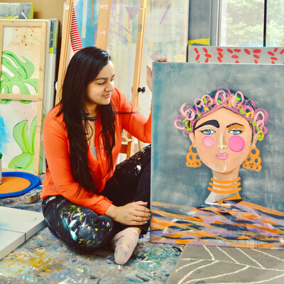 Poonam Choudhary: contemporary American Painter - SINGULART