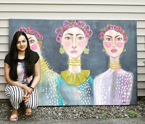 Poonam Choudhary: contemporary American Painter - SINGULART