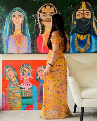 Poonam Choudhary: contemporary American Painter - SINGULART