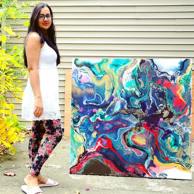 Poonam Choudhary: contemporary American Painter - SINGULART