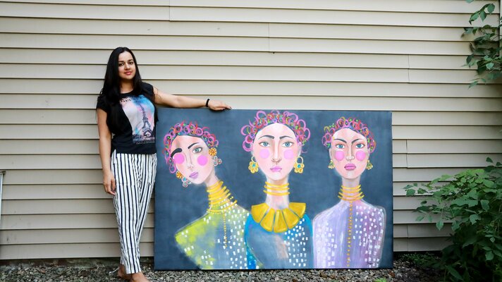 Poonam Choudhary: contemporary American Painter - SINGULART