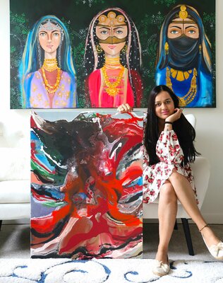 Poonam Choudhary: contemporary American Painter - SINGULART