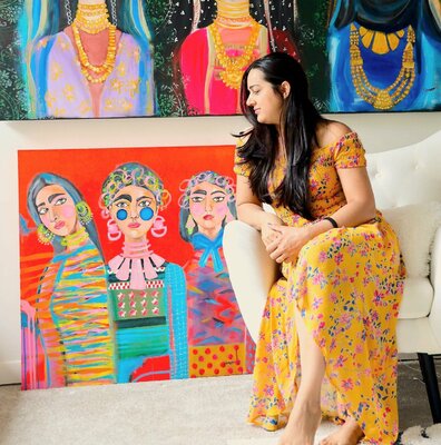 Poonam Choudhary: contemporary American Painter - SINGULART