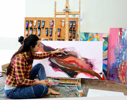 Poonam Choudhary: contemporary American Painter - SINGULART