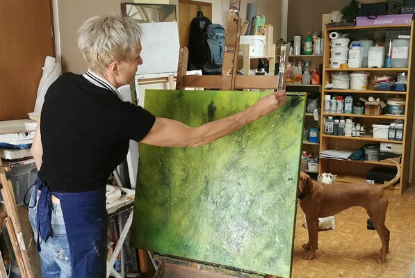 Eva Vogt: Deutsche Malerin, Bildhauerin - SINGULART