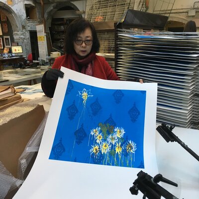 Hee Sook Kim: contemporary American Painter, Draftsman, Textile Artist ...