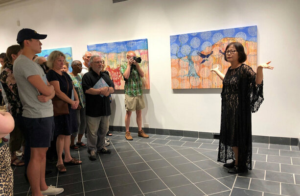 Hee Sook Kim: contemporary American Painter, Draftsman, Textile Artist ...