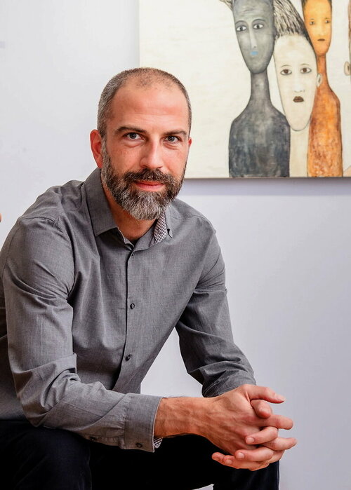 The Power of Abstract Thought by Ventzislav Dikov (2021) : Painting Oil ...