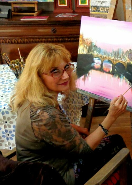 Giardino orientale by Anna Rita Angiolelli (2020) : Painting Oil on ...