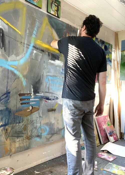 Scott Hunter: contemporary American Painter - SINGULART