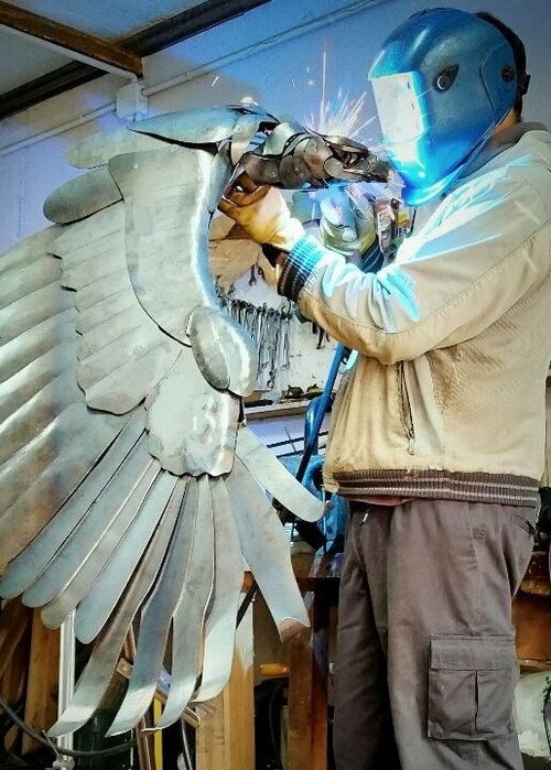 Ingulule by José Miguel Pino (2021) : Sculpture Bronze, Wood - SINGULART