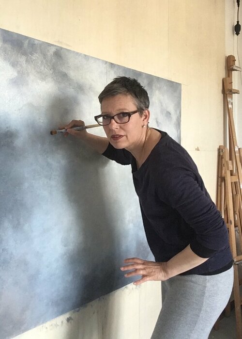 Stay a while by Francesca Borgo (2019) : Painting Acrylic, Resin on ...