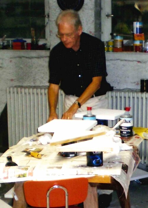 ohne Titel by Wulf Nolte (1974) : Print Screen Printing on Cardboard ...