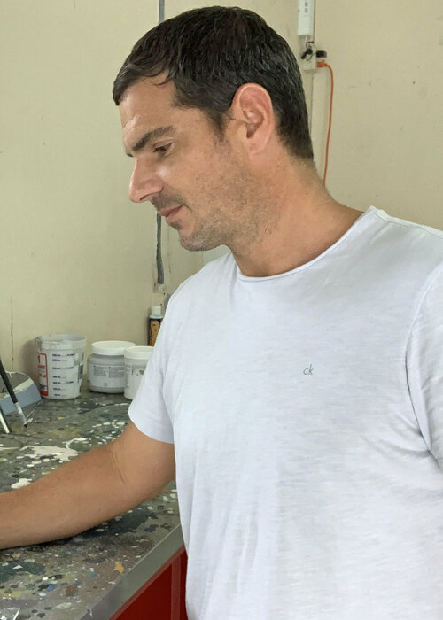 GOLD NANOPARTICLES by Andrew Lennon (2019) : Painting Acrylic on Canvas ...