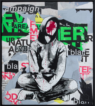 Teenage Riot by Alias (2018) : Painting Spray paint on Metal - SINGULART