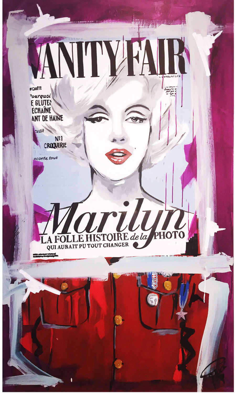 Magazine collection by Erick Artik (2016) : Painting Acrylic, Felt on ...