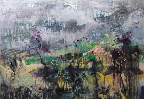 Night-migrating birds by Carsten Frank (2015) : Painting Acrylic on ...