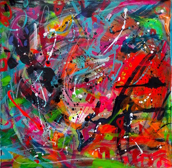 Joy by Marion Moulin (2016) : Painting Acrylic on Canvas - SINGULART