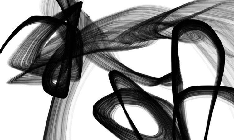 Abstract Poetry in Black and White 110 by Irena Orlov (2017) : Painting ...