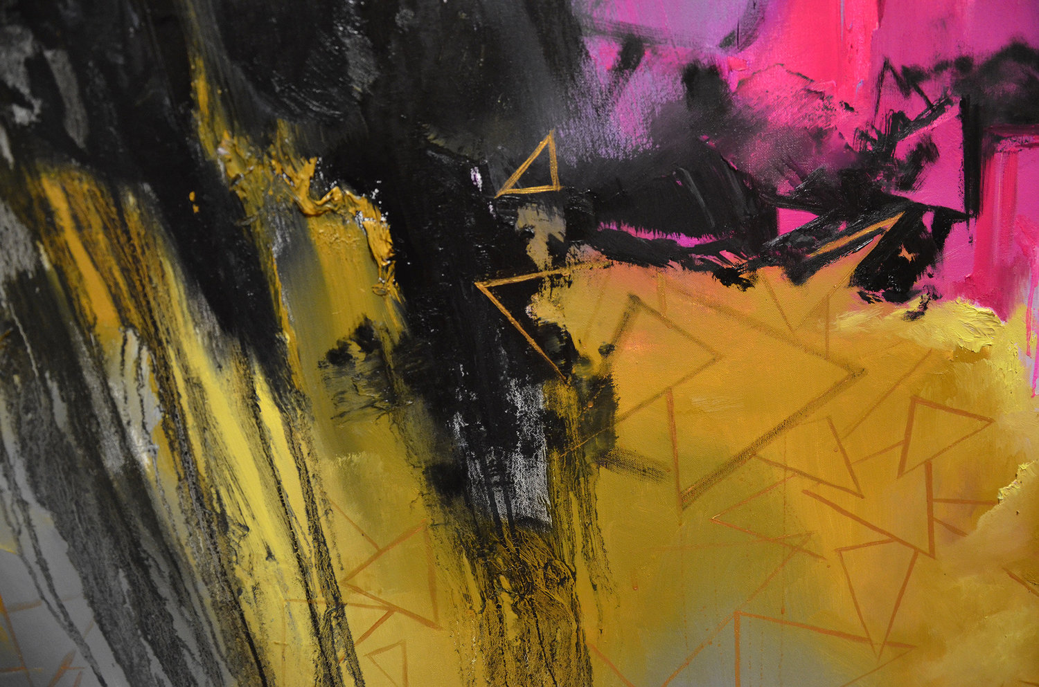 The Golden Triangle by Zhanna Kondratenko (2015) : Painting Acrylic ...