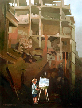 THE TWO OF US by Gregor Ziolkowski (2018) : Painting Oil on Canvas ...