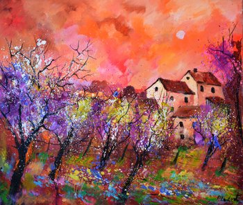 Frozen morning by Pol Ledent (2018) : Painting Oil on Canvas - SINGULART