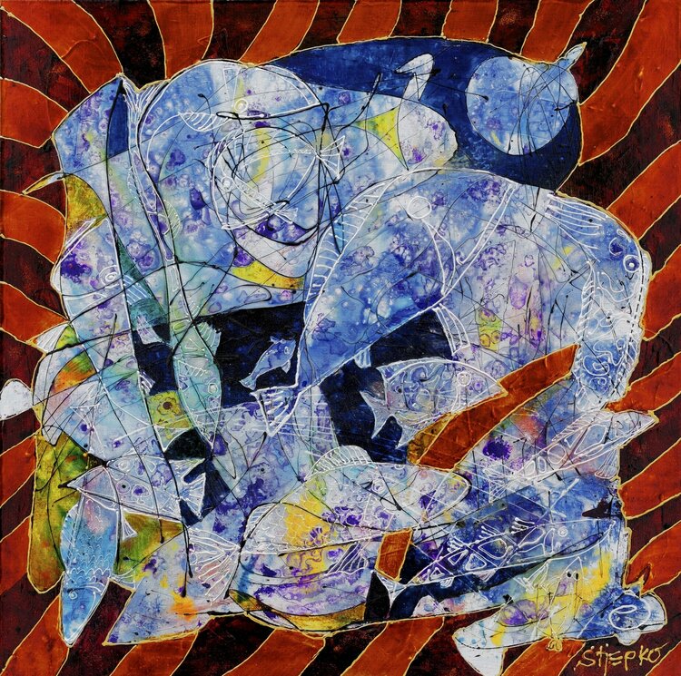 Tropical Android by Stjepko Mamic (2017) : Painting Ink, Pigments on ...