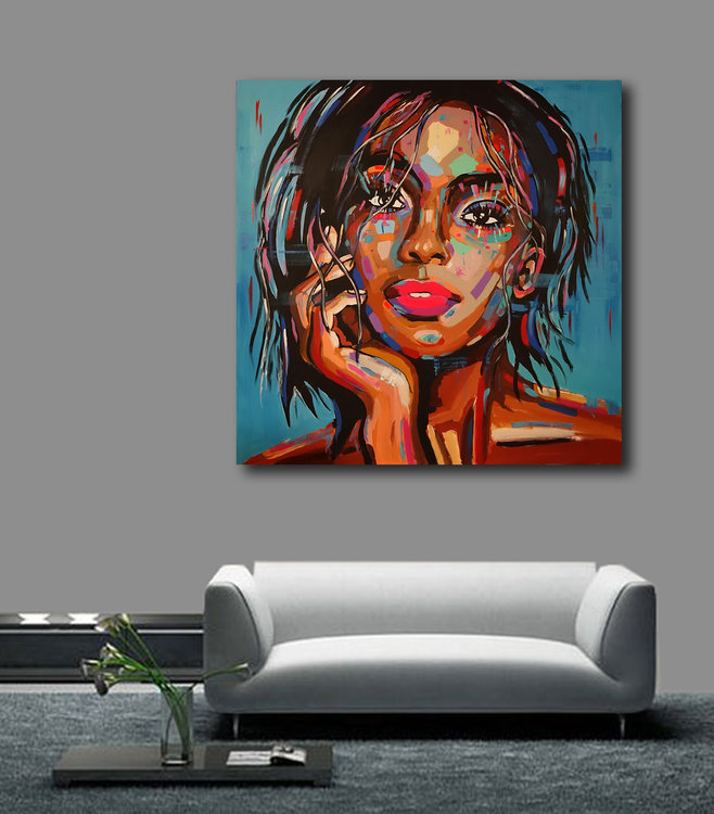 Face 31 by Wojtek Babski (2019) : Painting Acrylic on Canvas - SINGULART Face 31 by Wojtek Babski (2019) : Painting Acrylic on Canvas - SINGULART