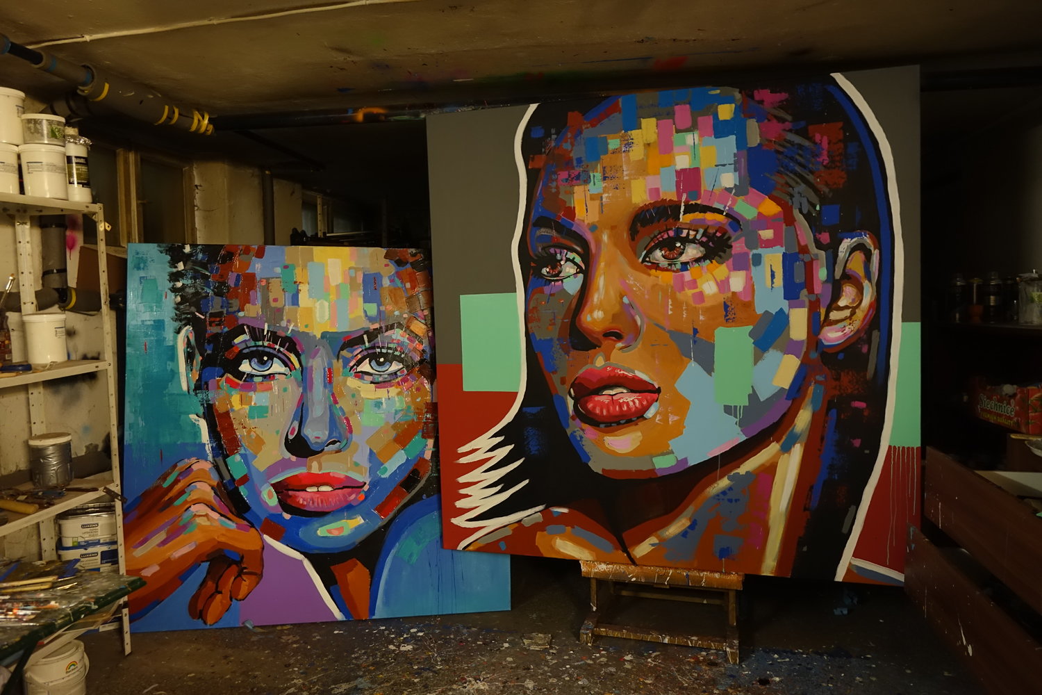 Face 38 by Wojtek Babski (2019) : Painting Acrylic on Canvas - SINGULART Face 38 by Wojtek Babski (2019) : Painting Acrylic on Canvas - SINGULART