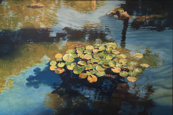 Aquatic Calligraphy by Catherine Kirkwood (N.D) : Painting Oil on ...