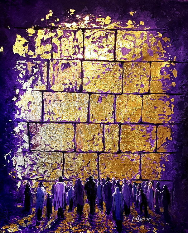 The Golden Remnant I by Yossi Rosenstein (2019) : Painting Acrylic on ...