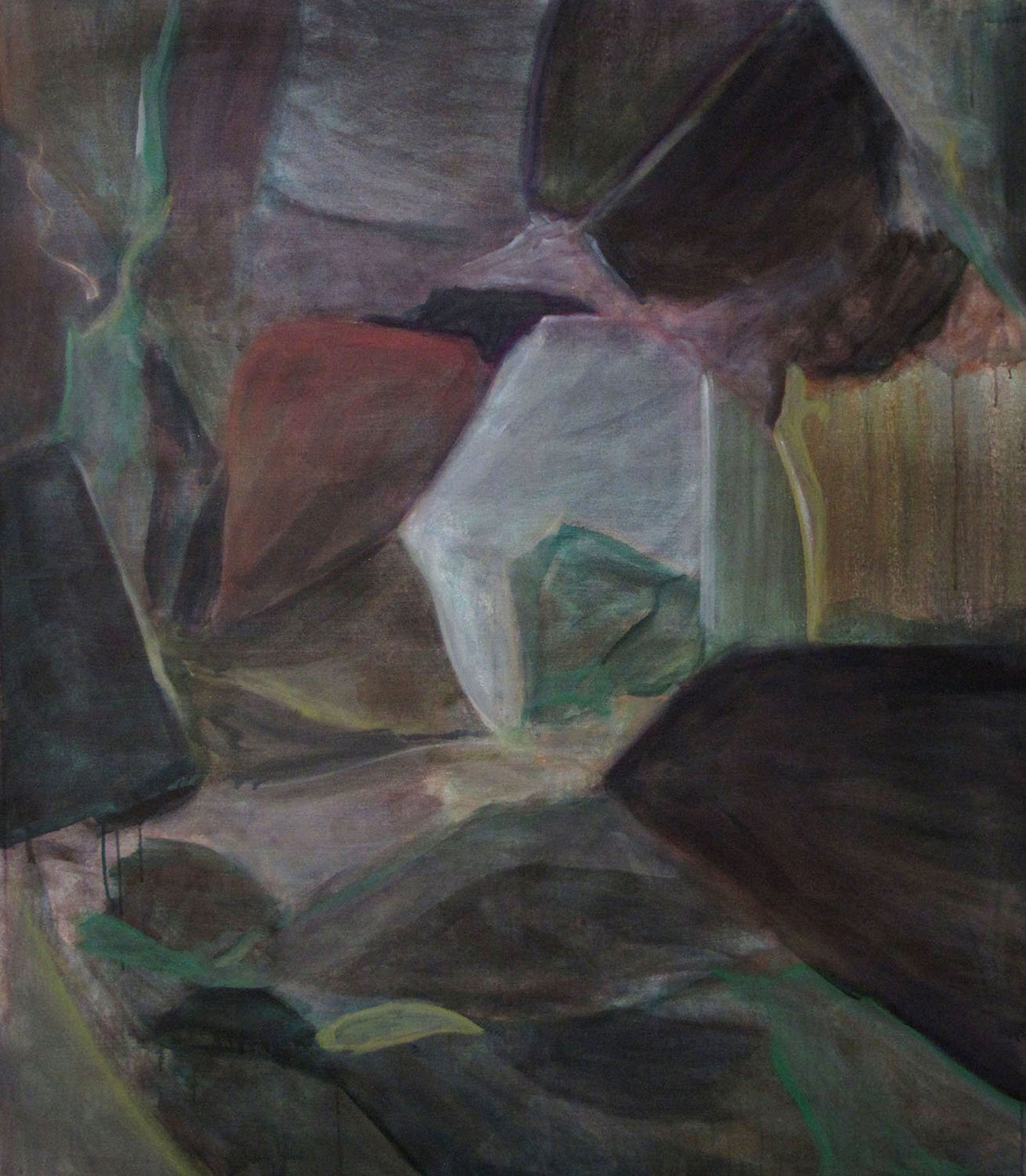 Untitled 7 - iii by Oliver Dillon (2018) : Painting Acrylic, Pastel on ...