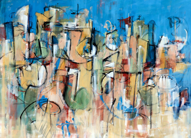 Friday by Francesco D'Adamo (2019) : Painting Acrylic, Oil on Canvas ...