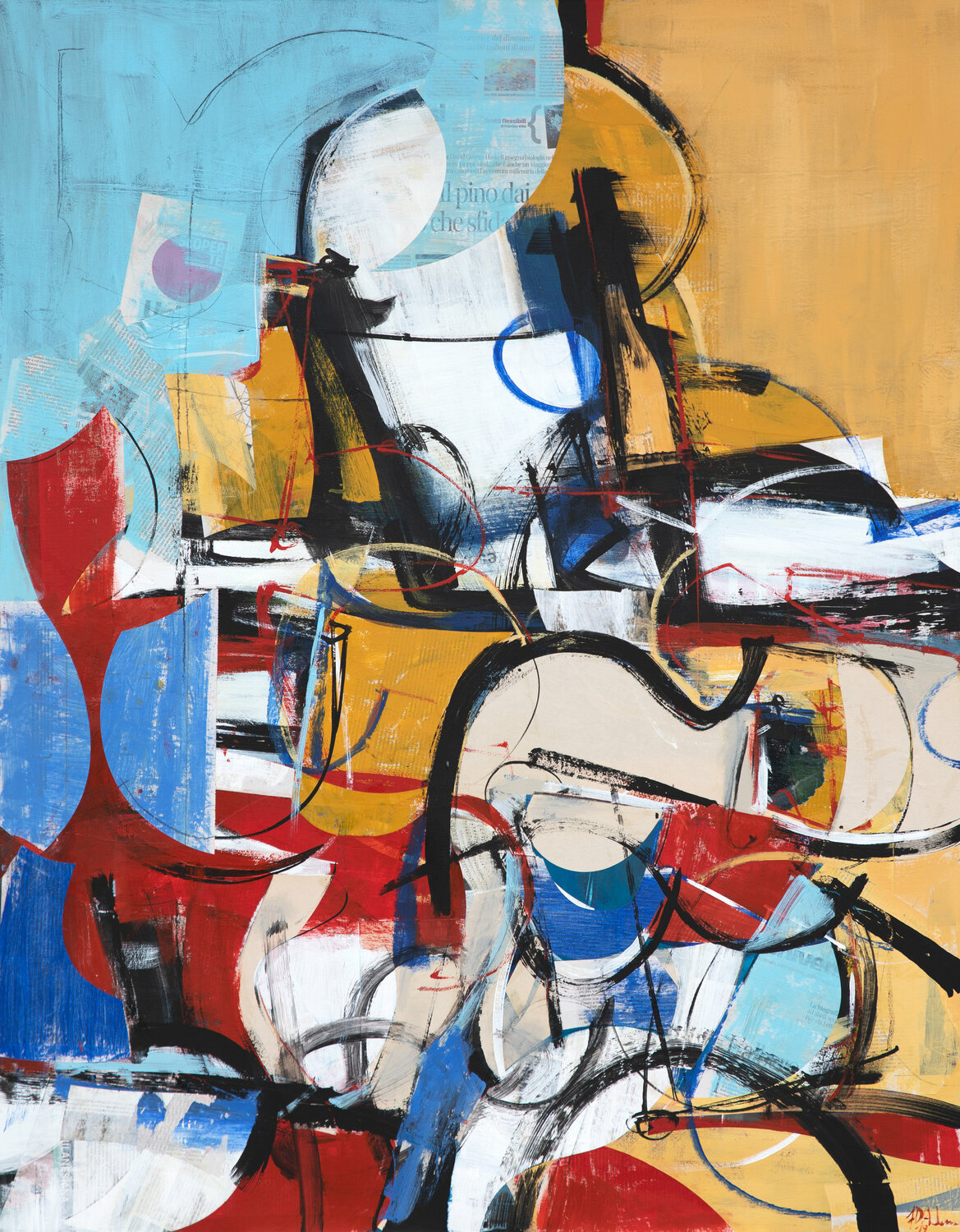 Checkmate by Francesco D'Adamo (2019) : Painting Acrylic, Oil on Canvas ...