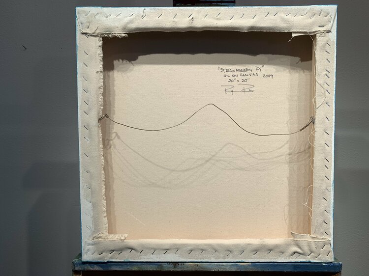 Strawberry Pi von Ryan Rice (2019): Malerei Öl auf Leinwand - Singulart