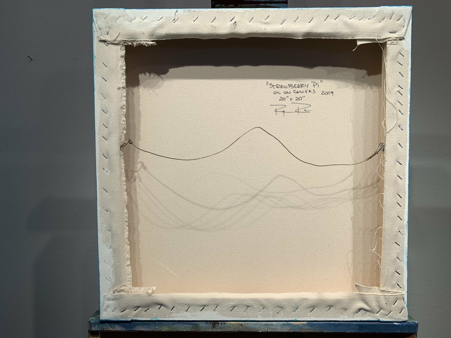 Strawberry Pi von Ryan Rice (2019): Malerei Öl auf Leinwand - Singulart