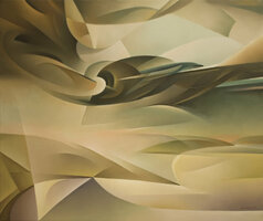 Windy Day by Isaac Feldman (2016) : Painting Oil, Lacquer on Canvas ...