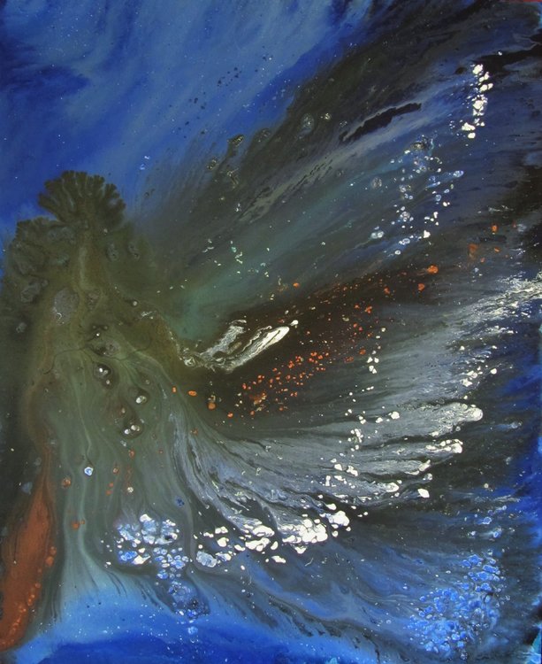 CHARYBDE de Rosy Auguste (2015) : Peinture Acrylique sur Toile - SINGULART