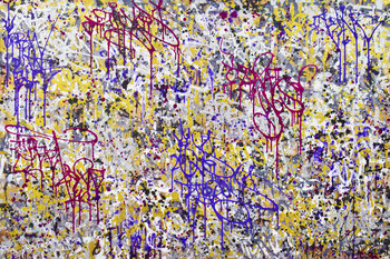 GRAFFITI WALL by Vincent Bardou (2020) : Painting Acrylic, Oil on ...
