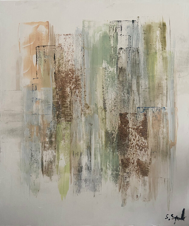 Sea Imprsssion by Sylwia Synak (2020) : Painting Sand on Canvas - Singulart