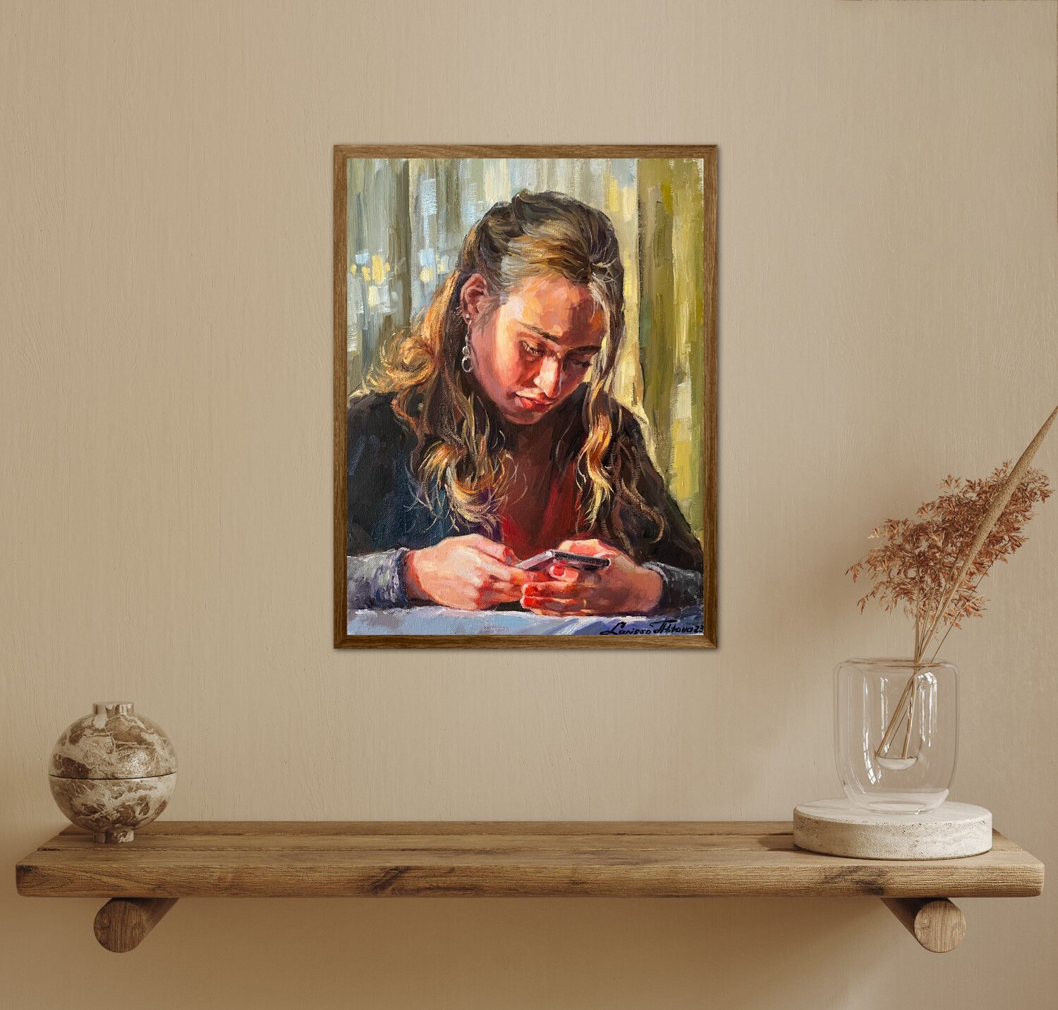 In a ray of sunshine by Larissa Abtova (2023) : Painting Oil on Linen ...