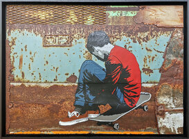 Teenage Riot by Alias (2018) : Painting Spray Paint on Metal - SINGULART