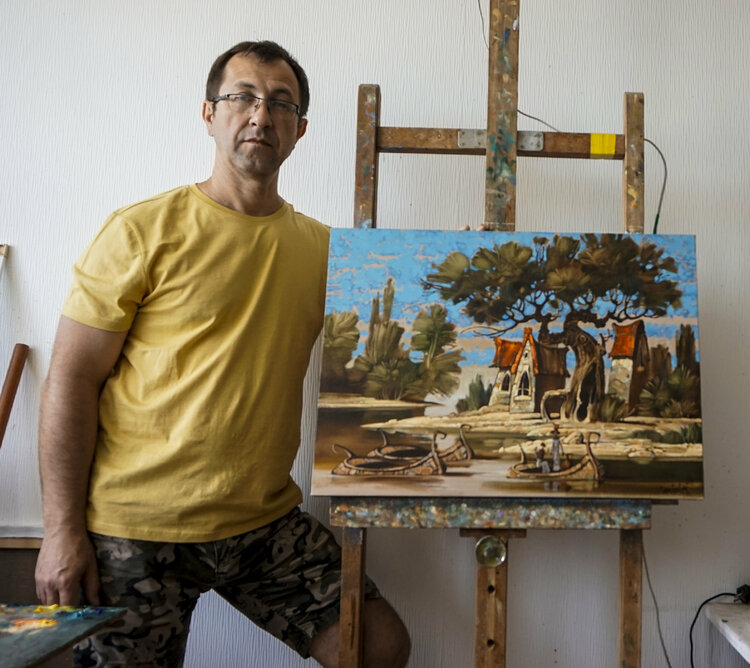 Before the rain by Konstantin Kansky (2017) : Painting Oil on Linen ...