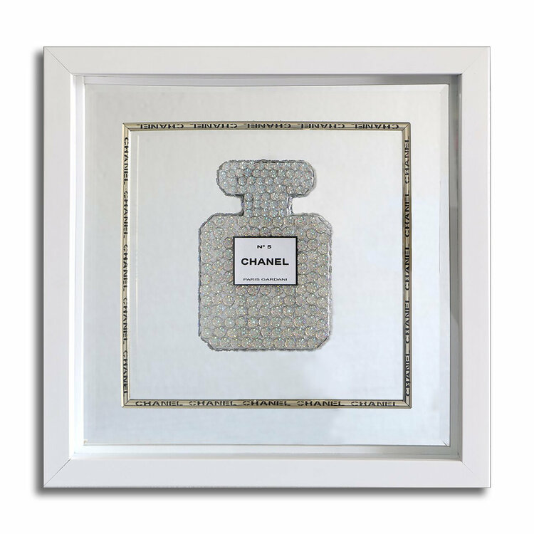 Chanel Sparkle Diamond – Original Unique Wall 3D Sculpture by Gardani ...