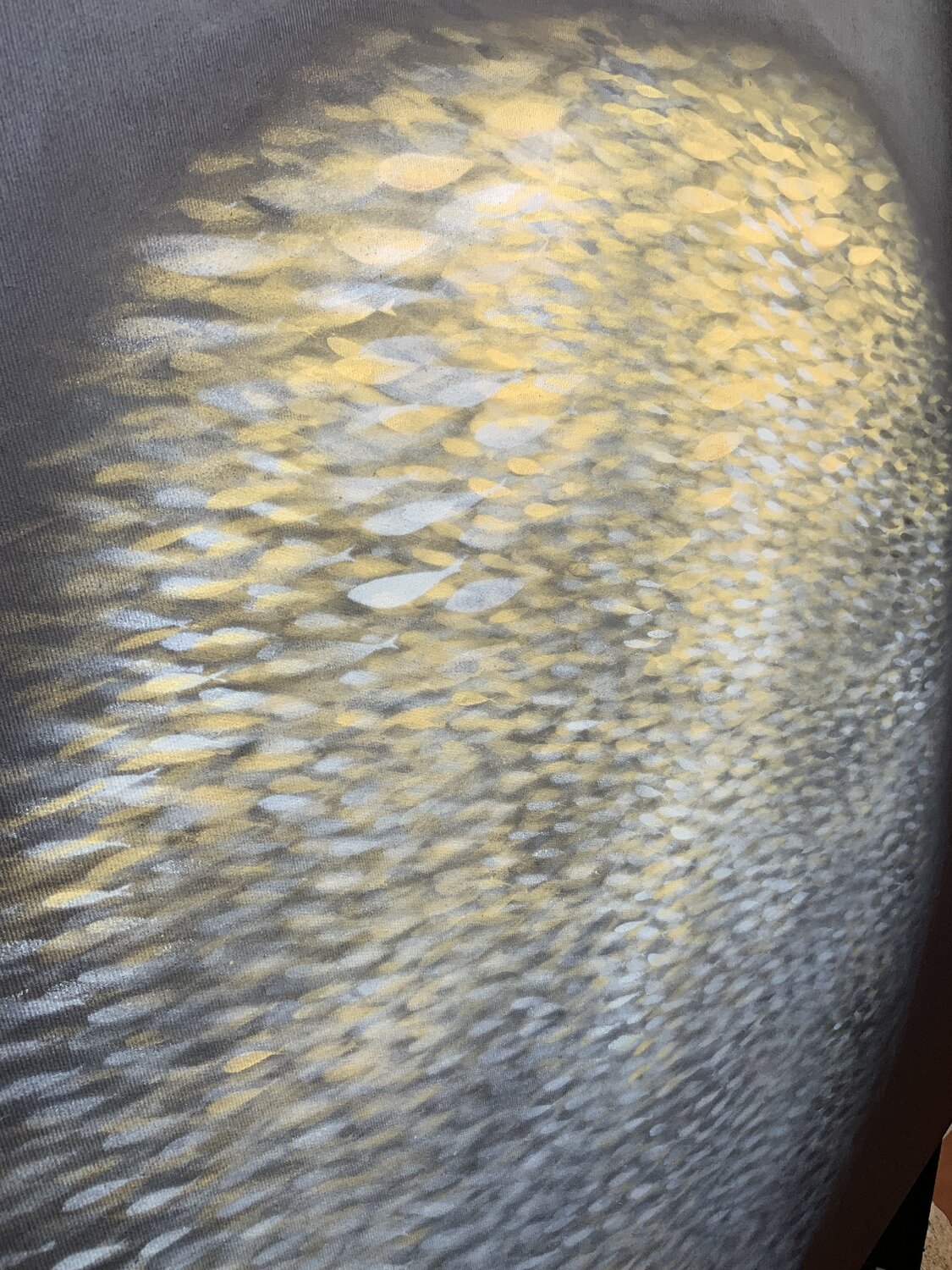 Fish nº154 / Golden series by MALGORZATA KRAKOWIAK (2022) : Painting ...