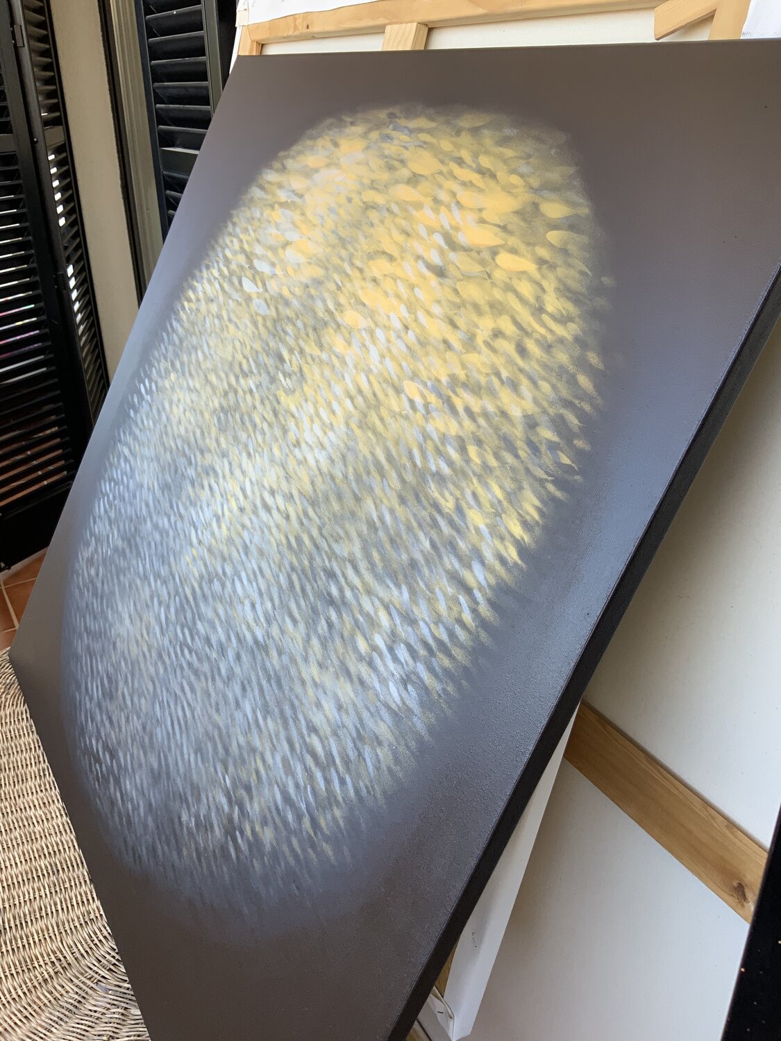 Fish nº154 / Golden series by MALGORZATA KRAKOWIAK (2022) : Painting ...