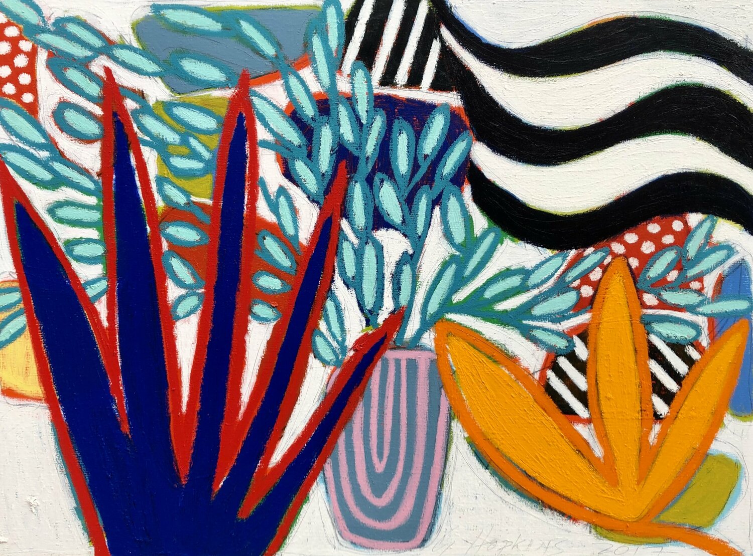 Untitled by Gordon HOPKINS (2018) : Painting Acrylic, Oil on Linen ...